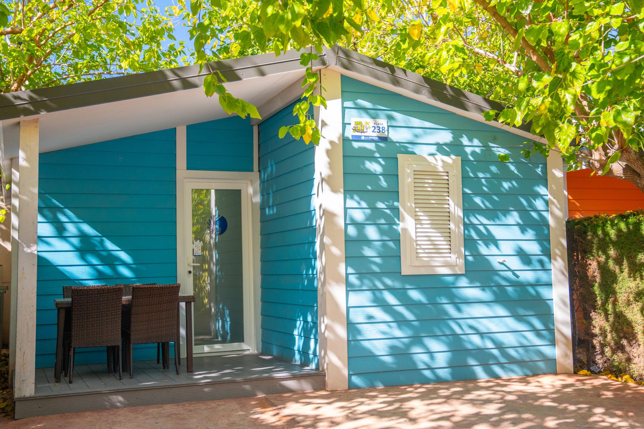 Bungalows in Alicante at La Marina resorts campsite